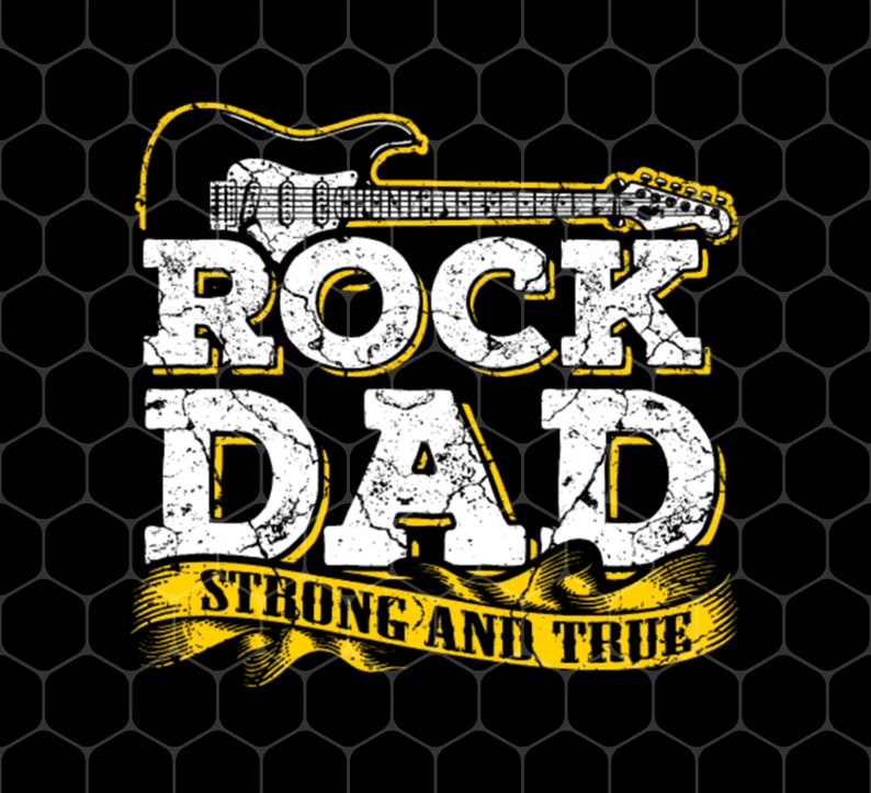 Rock Dad is Best Dad Png Father's Day Gift Strong and - Etsy