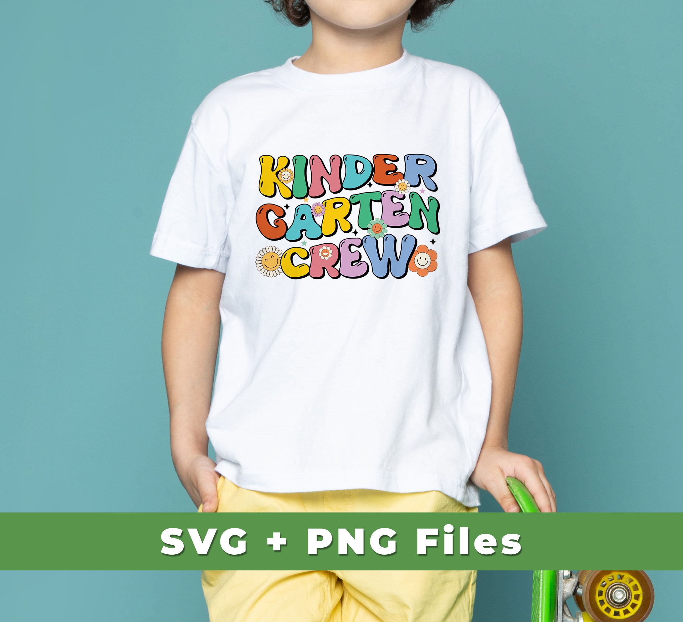 Kindergarten Crew Svg Back to School Svg Baby School Svg - Etsy