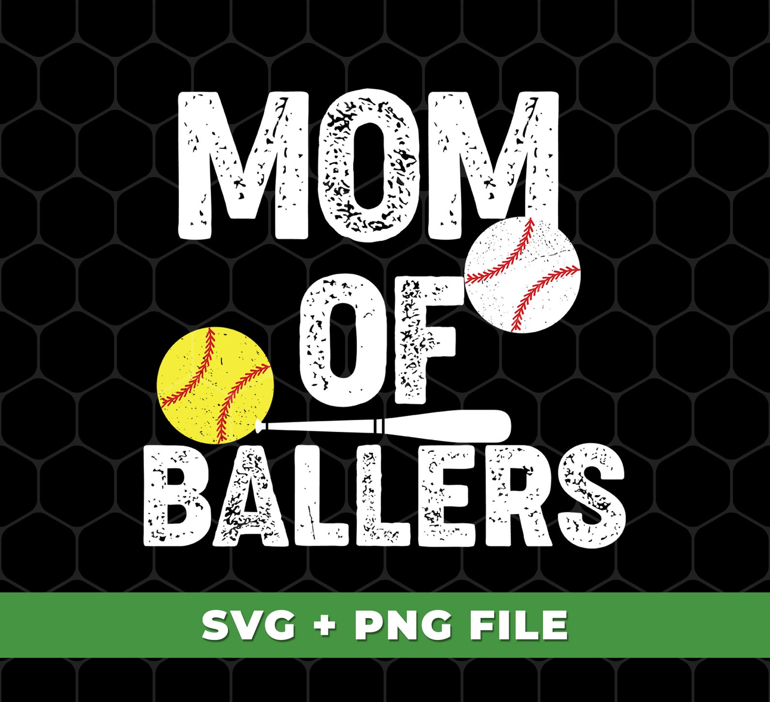 Baseball Sport Svg Mom of Ballers Svg Retro Baseball Player - Etsy