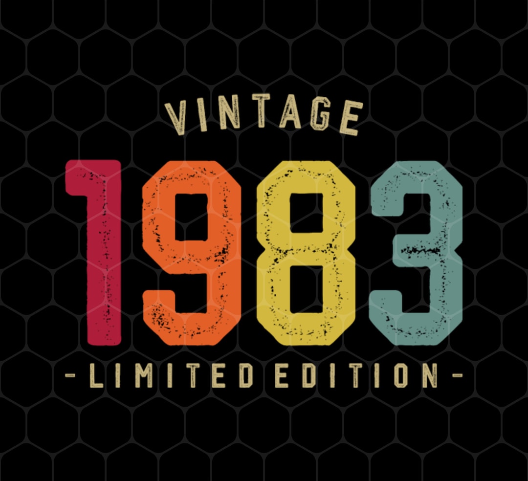 1983 Limited Edition 1983 Gift Vintage 1983 Gift Png Born - Etsy