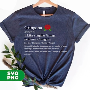 Gringona Svg, Definition of Gringona Svg, Gringa Mixed Chingona Svg ...
