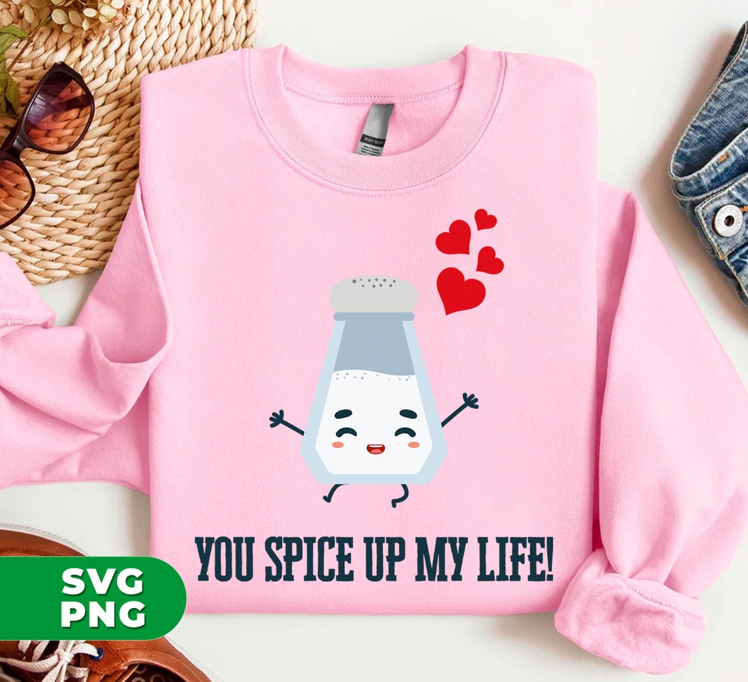 You Spice up My Life Png, Happy Salt Jar Png, Happy to Spice Up, Spice ...