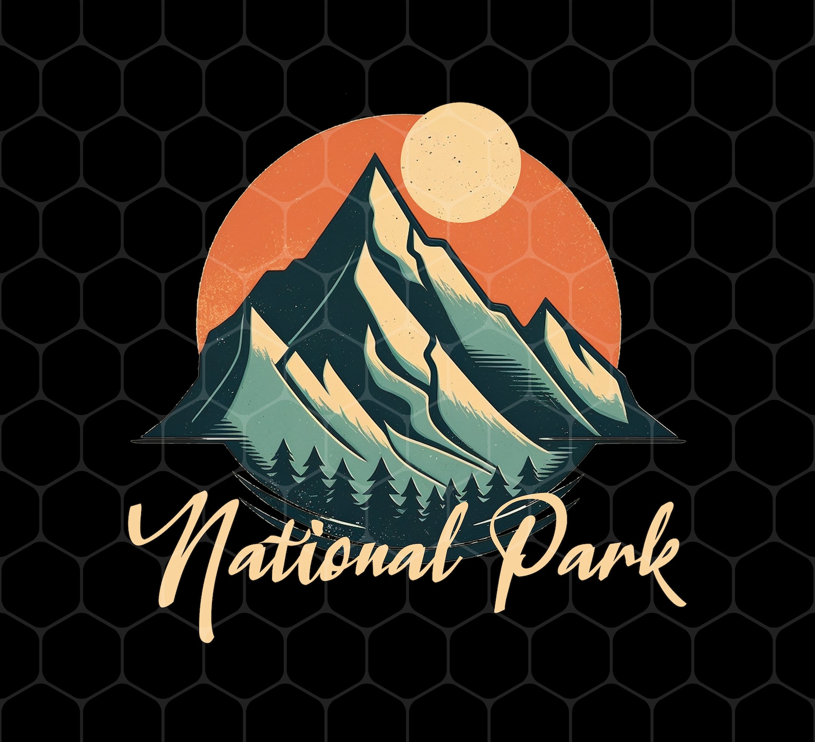 Love National Park Png, Love Mountain Png, Best of Park Png, Retro ...