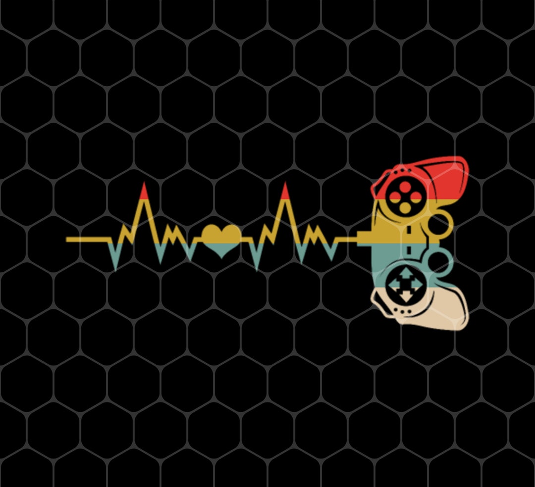 Video Game Lover Png, Gamer Heartbeat Png, Video Game Heartbeat Png ...