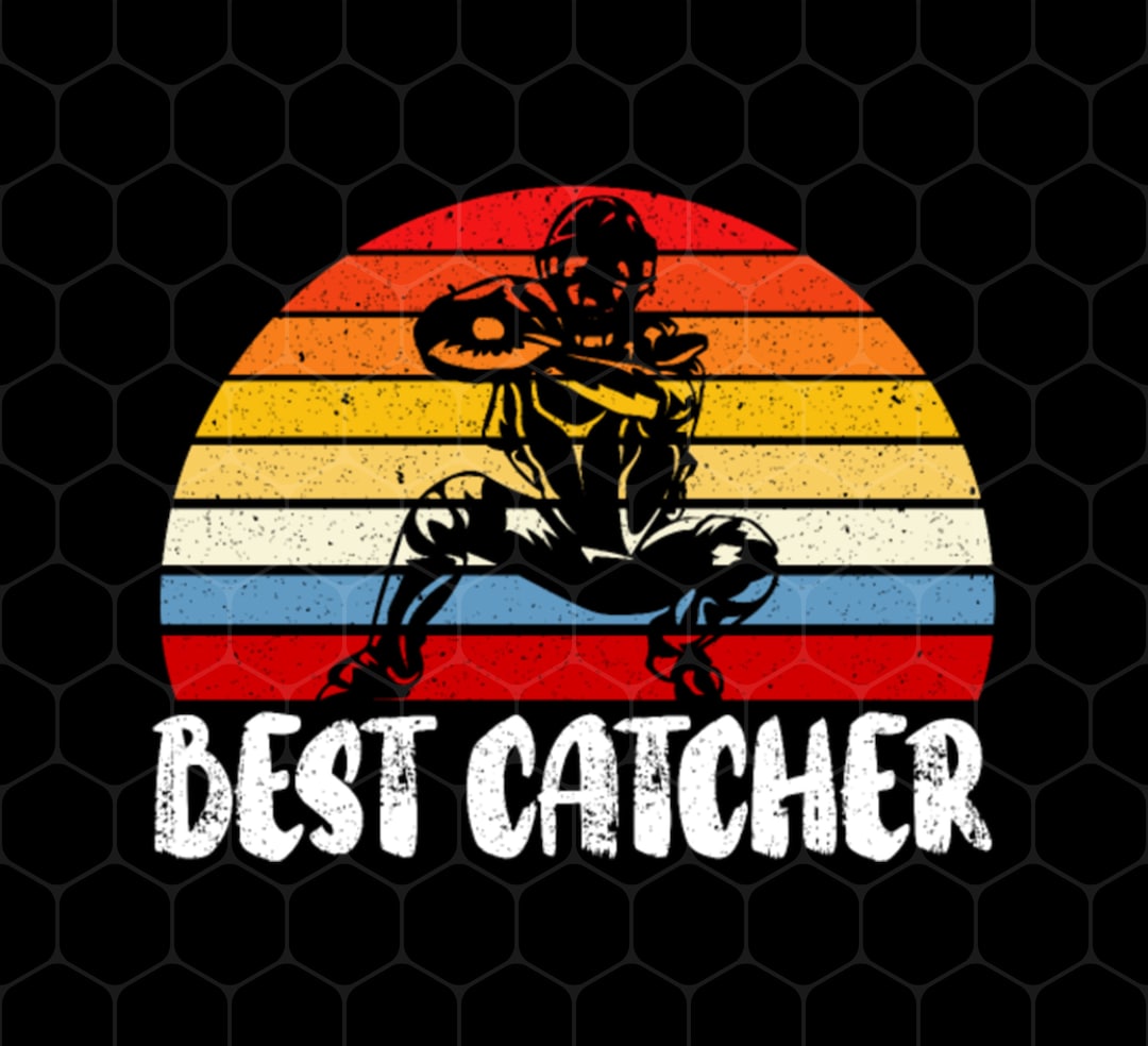 Baseball Catcher Png, Catcher Gift Png, Retro Catcher Gift Png, Love ...