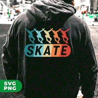 Skateboard SVG Cut File: Street Art Clipart (digital Download) - Etsy