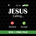 Jesus is Calling You Svg, Pastor Gift Svg, Phone Screen Svg, Pastor ...