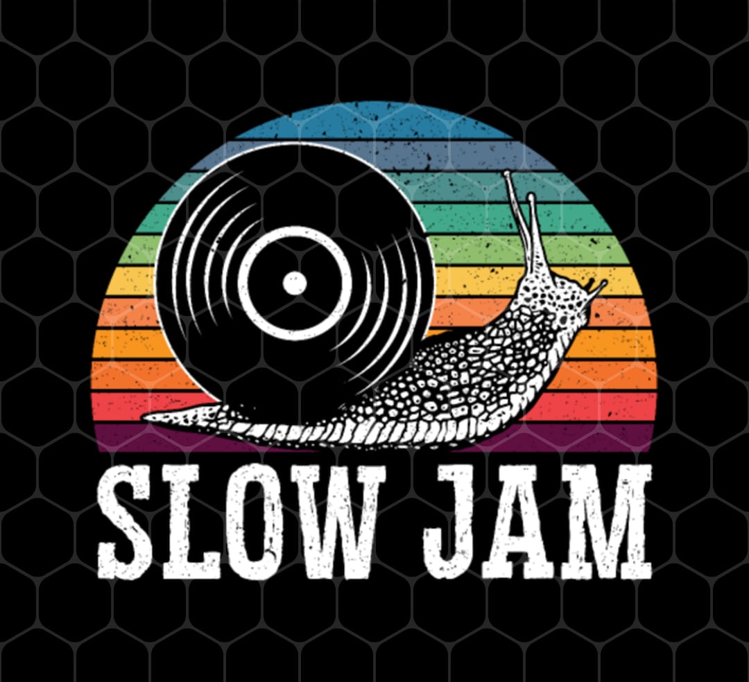 Vinyl Snail Png, Slow Jam Vinyl Png, Record Album Music Lover Png, Love ...