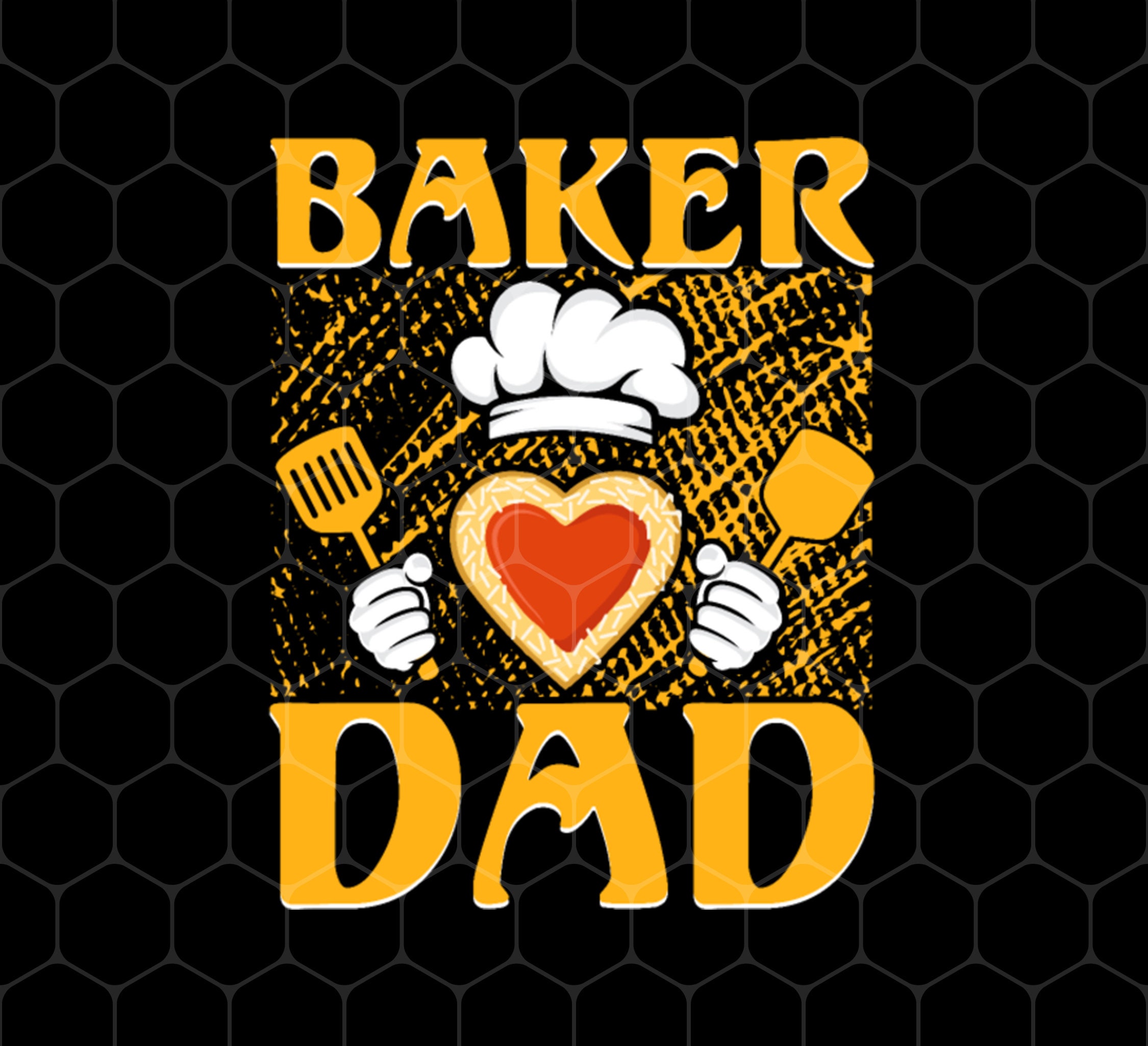 Baker Dad Png Chef Dad Png Father's Day Gifts Cook With - Etsy