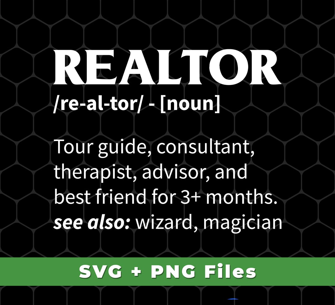 Realtor Meaning Svg, Tour Guide Svg, Consultant Svg, Therapist Svg ...