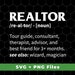 Realtor Meaning Svg, Tour Guide Svg, Consultant Svg, Therapist Svg ...