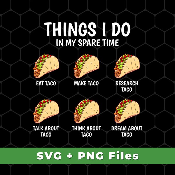 Taco Svg File - Etsy