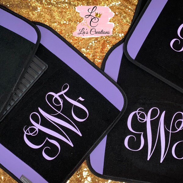 Monogrammed Car Mats - Etsy