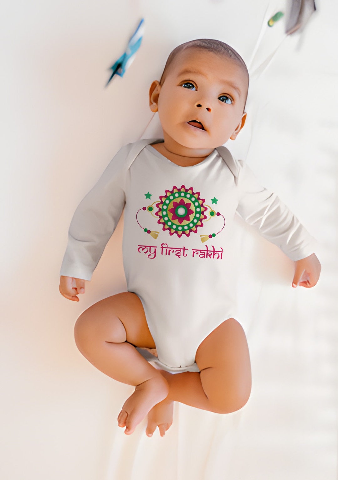 My First Rakhi (pink/green), Raksha Bandhan, Hindu, Indian Baby ...