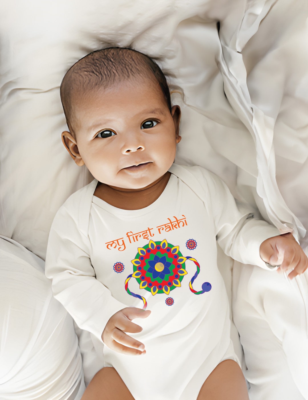 My First Rakhi (blue/red), Raksha Bandhan, Hindu Baby, Indian Baby ...