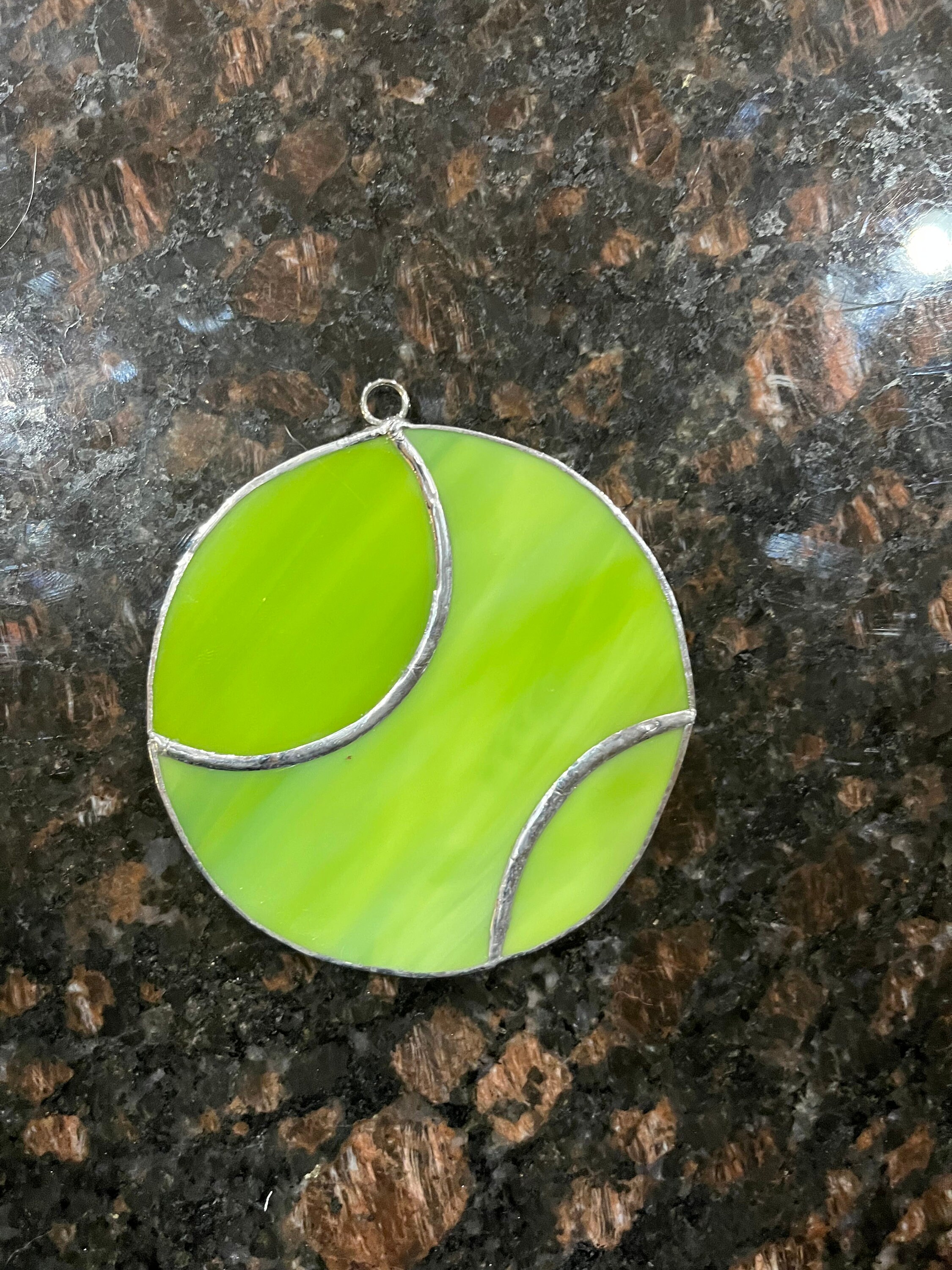 Mosaic or Simple Tennis Ball Stained Glass - Etsy
