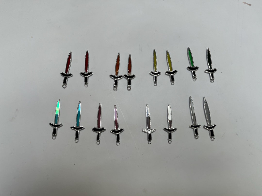 Stained Glass Mini Swords - Etsy