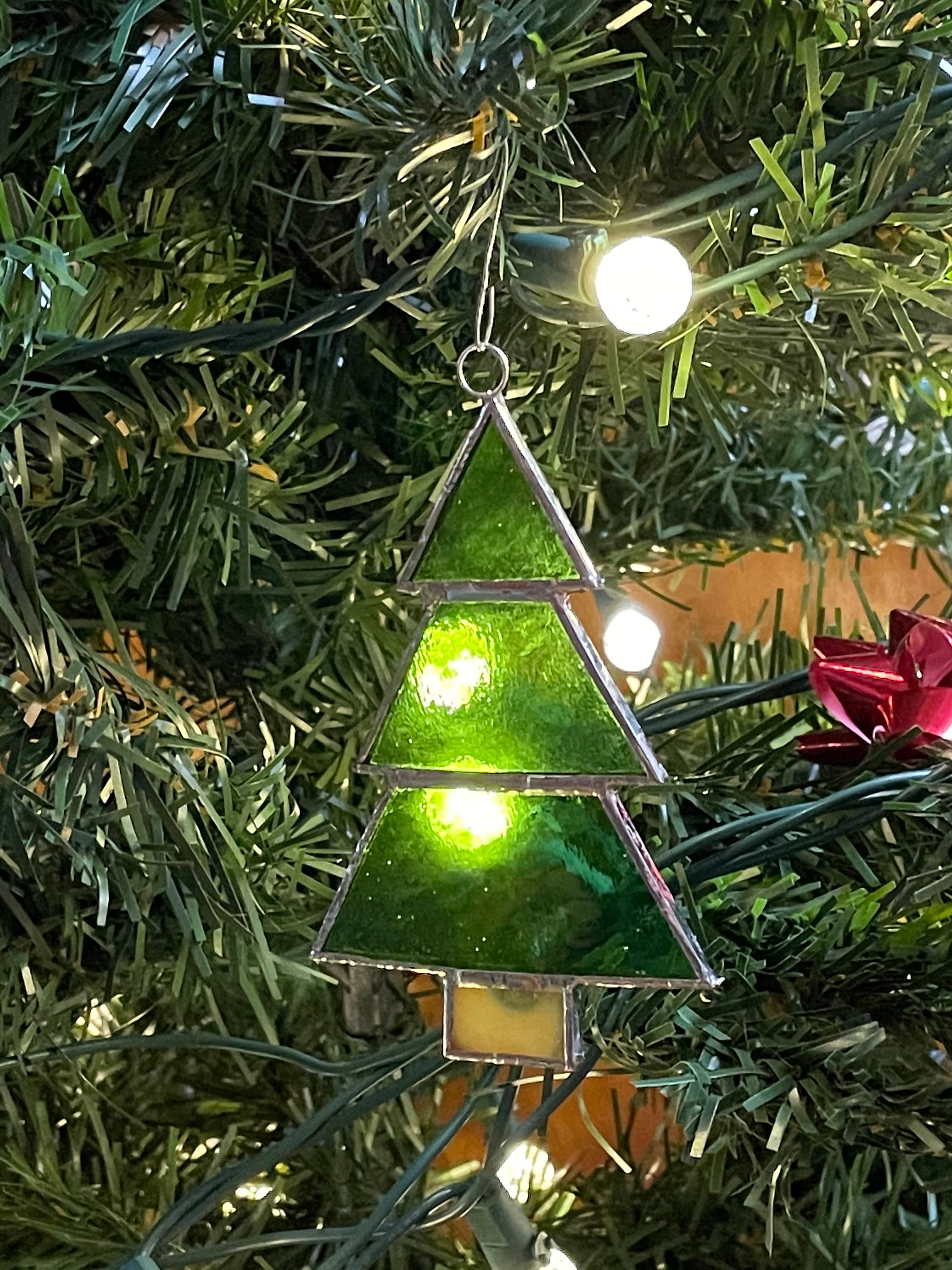 Christmas Tree Stained Glass - Etsy