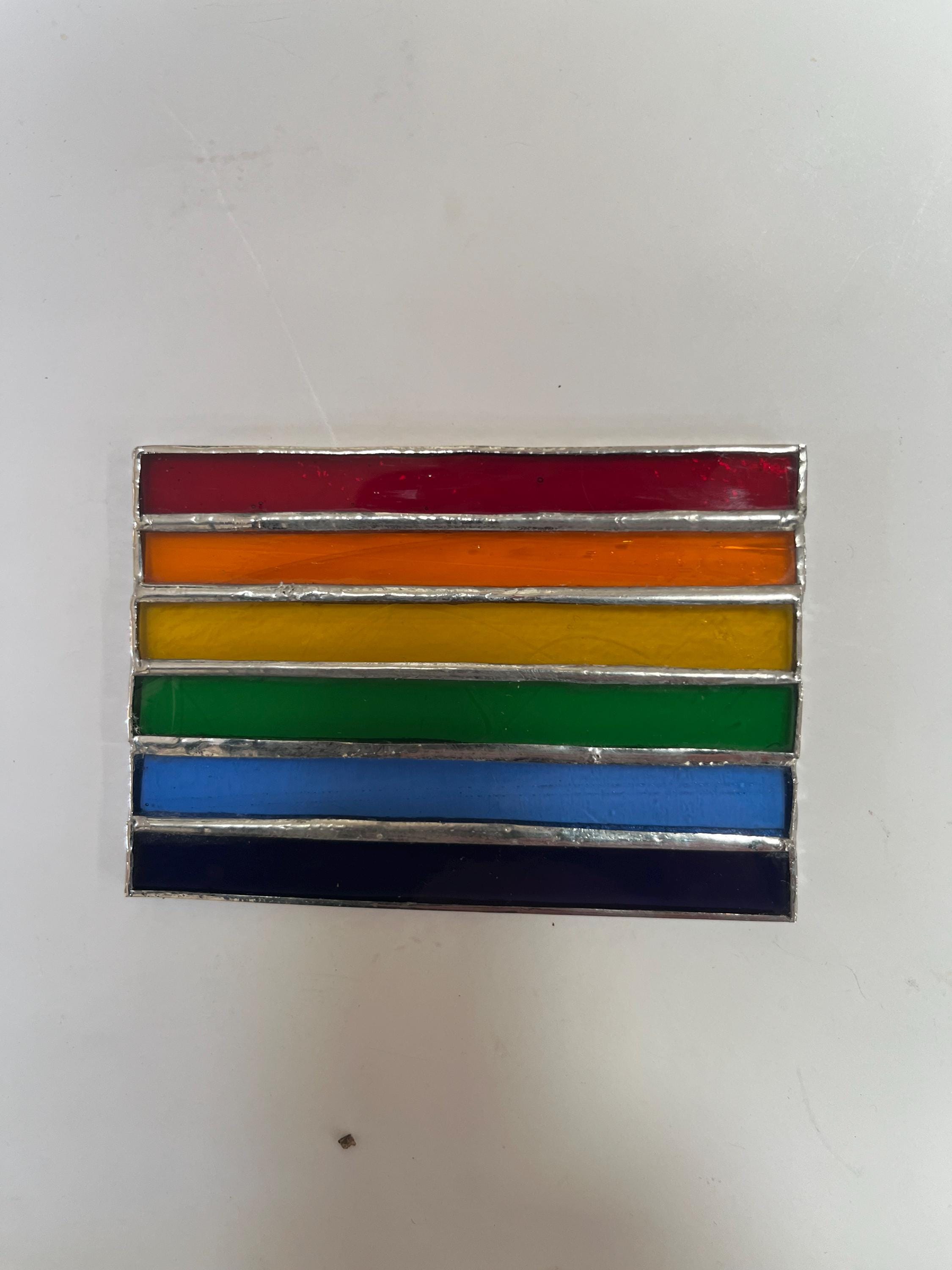 Pride Flag Stained Glass - Etsy