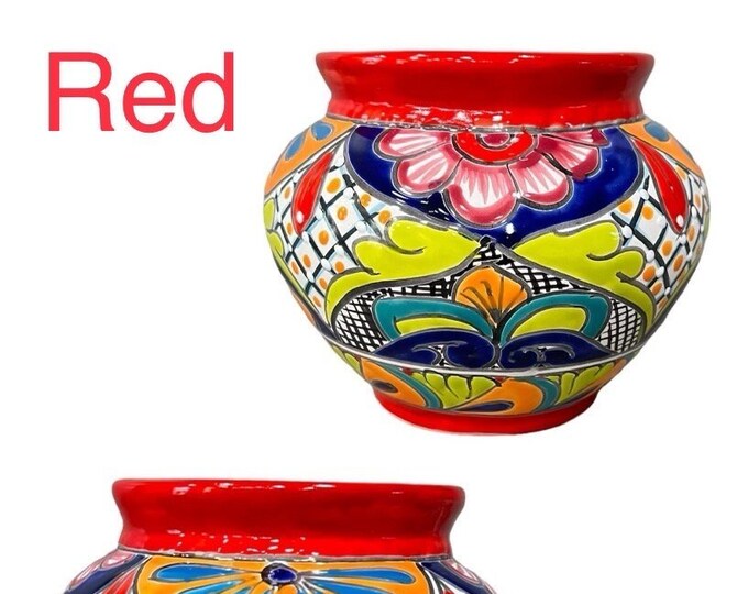 Tinaja Talavera Planter Indoor Outdoor Flower Pot Mexican Pottery - Etsy