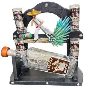 Tequila Set Bar Area Decor - Etsy