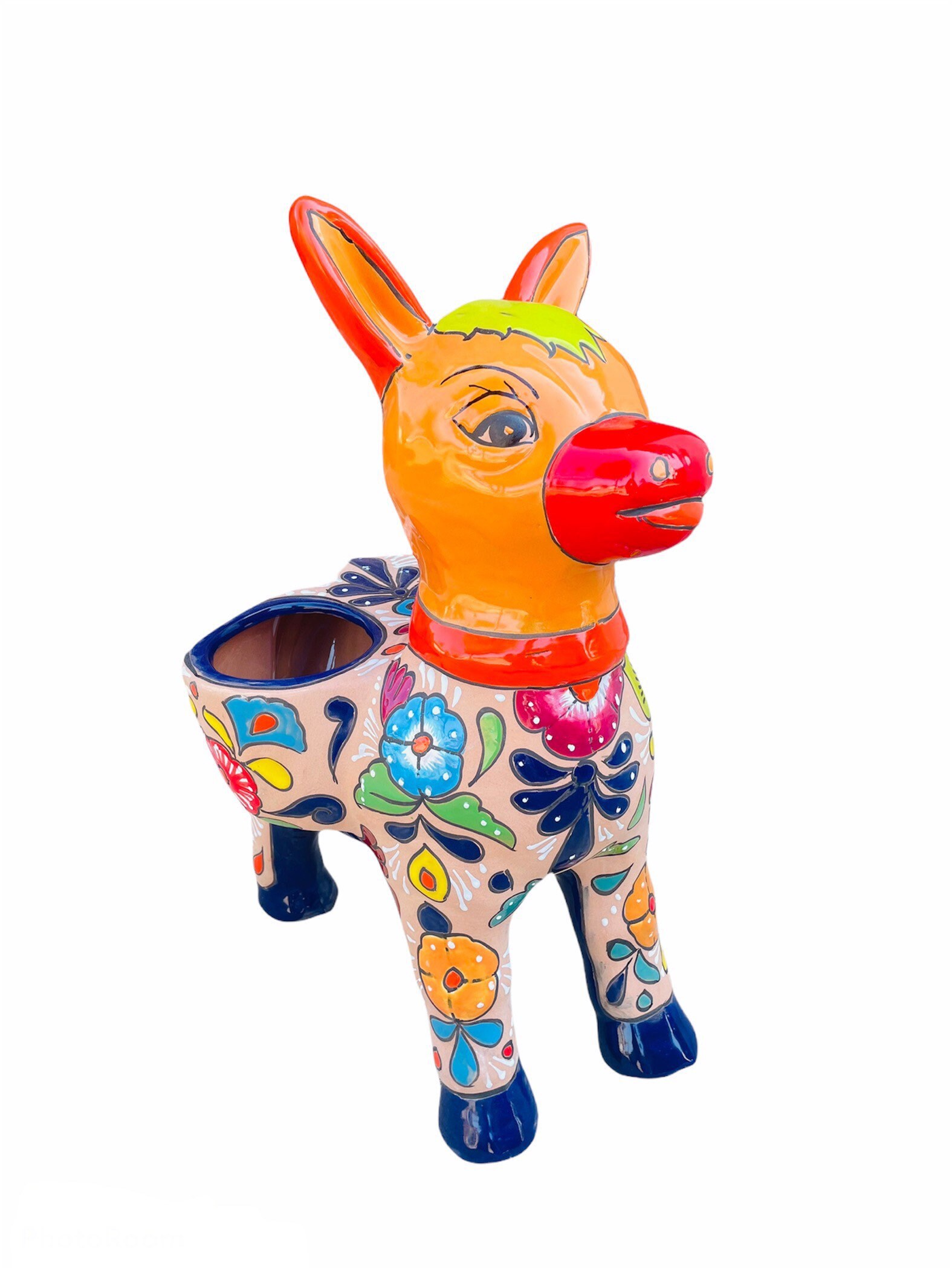 Large Burro Donkey Double Planter | Etsy