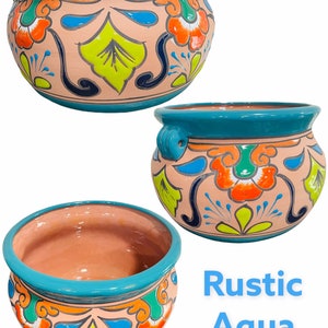 Talavera Michoacana Chata Planter Indoor Outdoor Mexican Pottery Flower ...