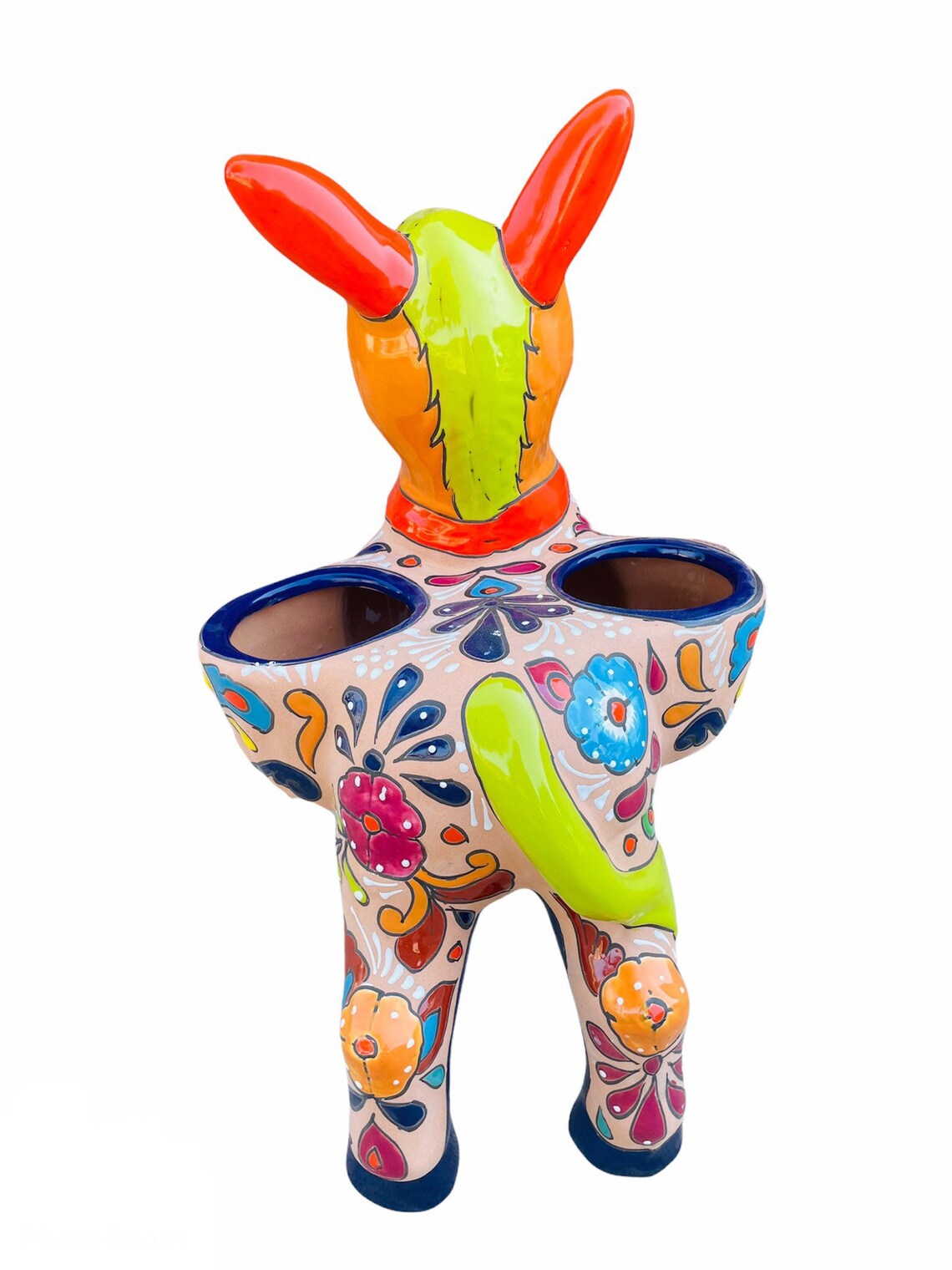 Large Burro Donkey Double Planter | Etsy