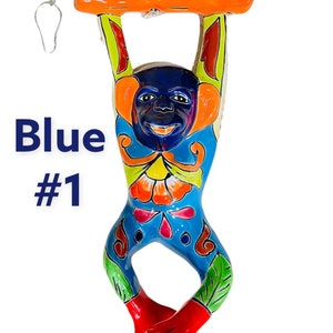 Hanging Monkey Talavera Wall Decor Mexican Art - Etsy