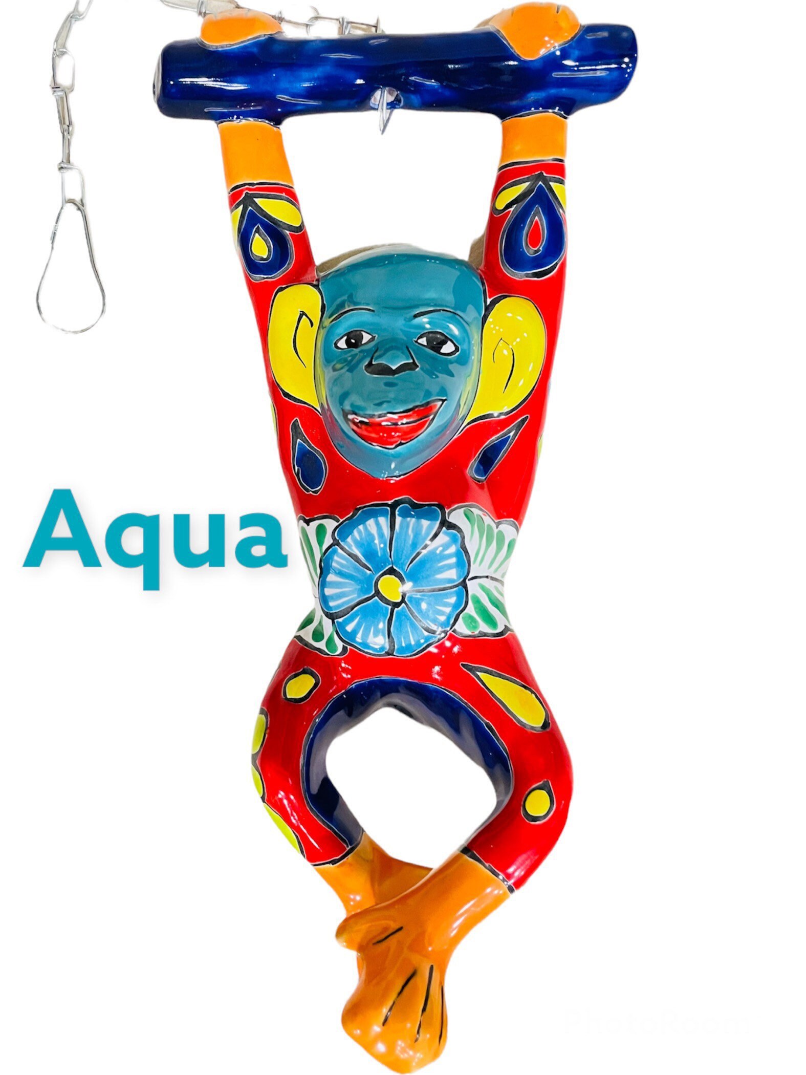 Hanging Monkey Talavera Wall Decor Mexican Art - Etsy