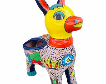 Large Burro Donkey Double Planter | Etsy