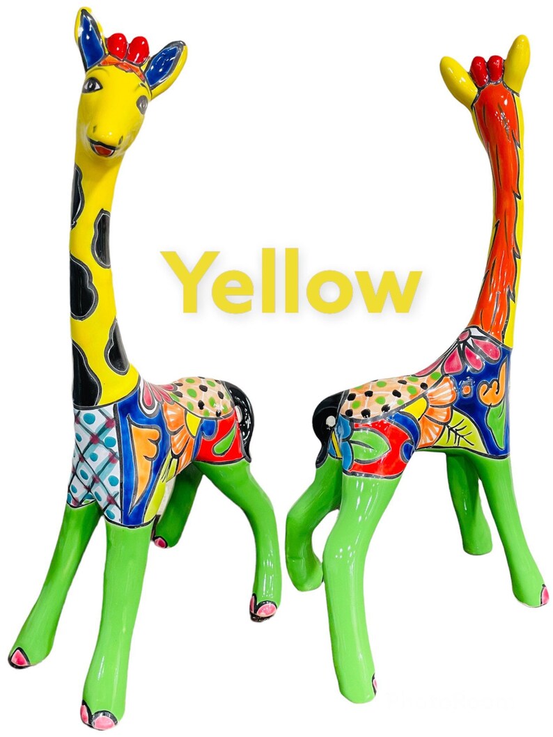 Giraffe Gift Talavera Ceramic Mexican Decor Indoor Statue - Etsy