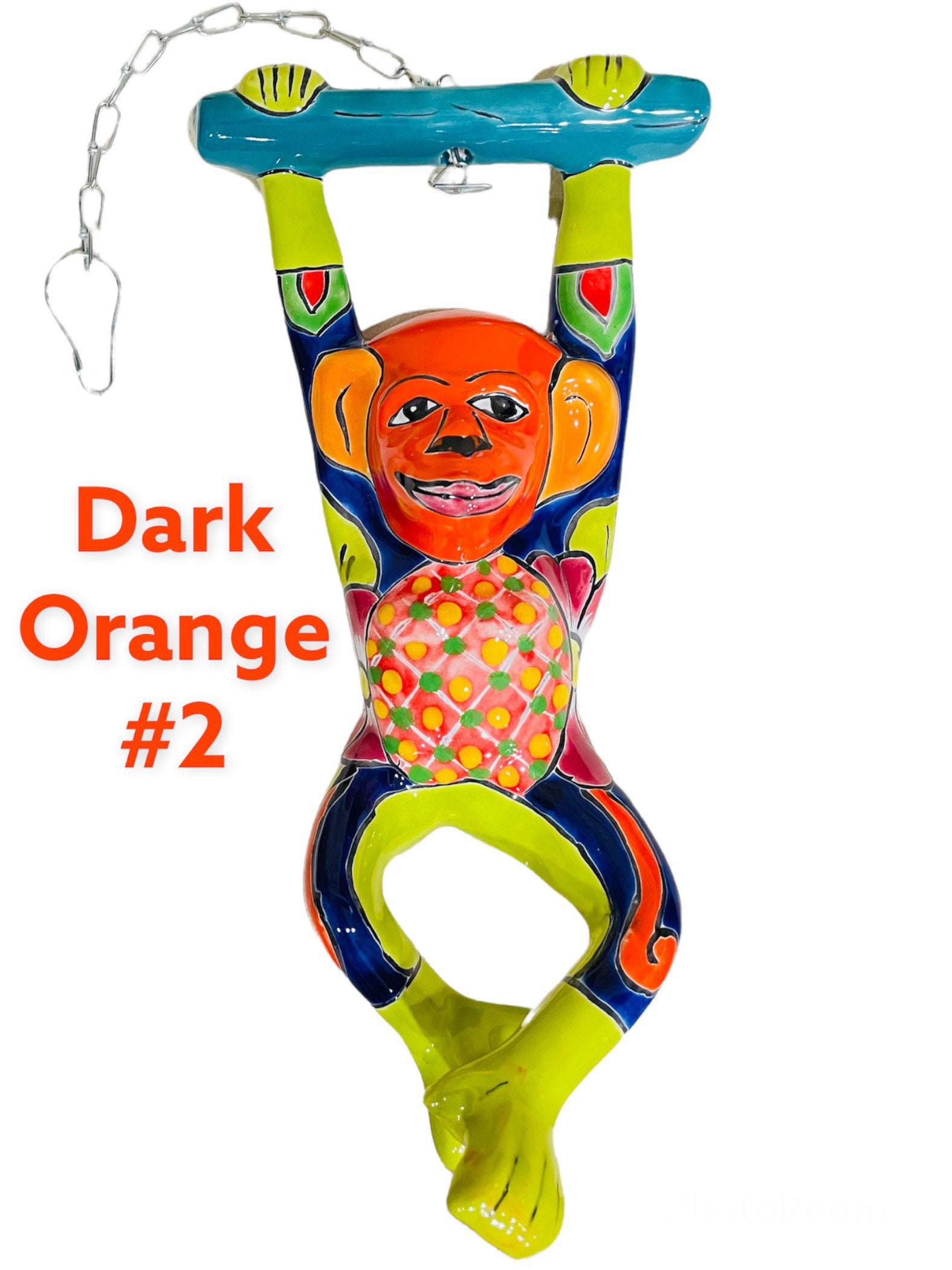Hanging Monkey Talavera Wall Decor Mexican Art - Etsy