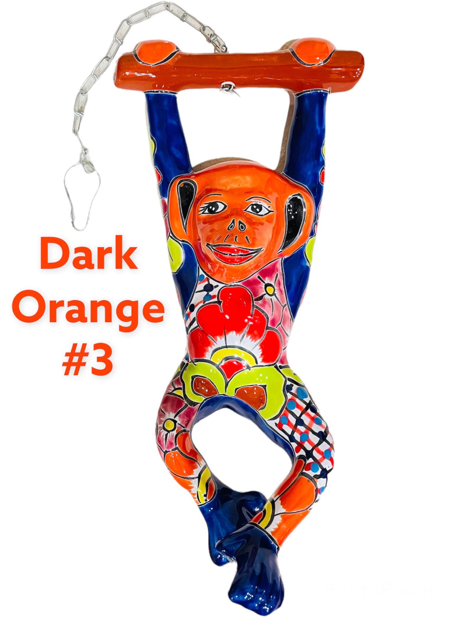 Hanging Monkey Talavera Wall Decor Mexican Art - Etsy