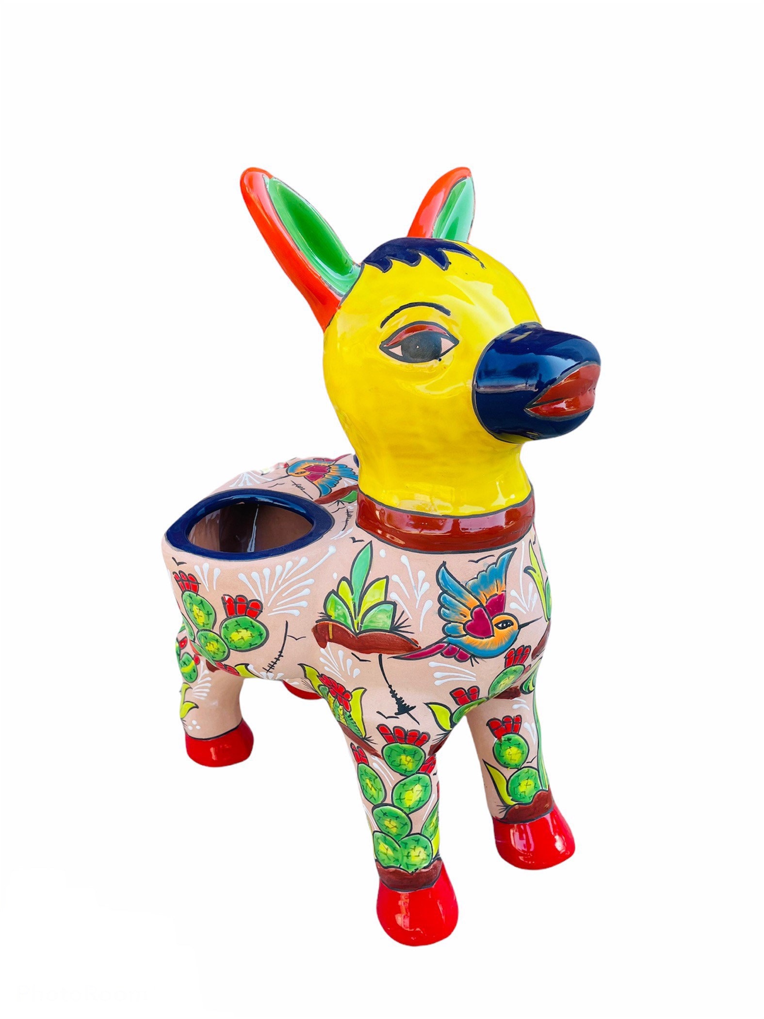 Large Burro Donkey Double Planter | Etsy