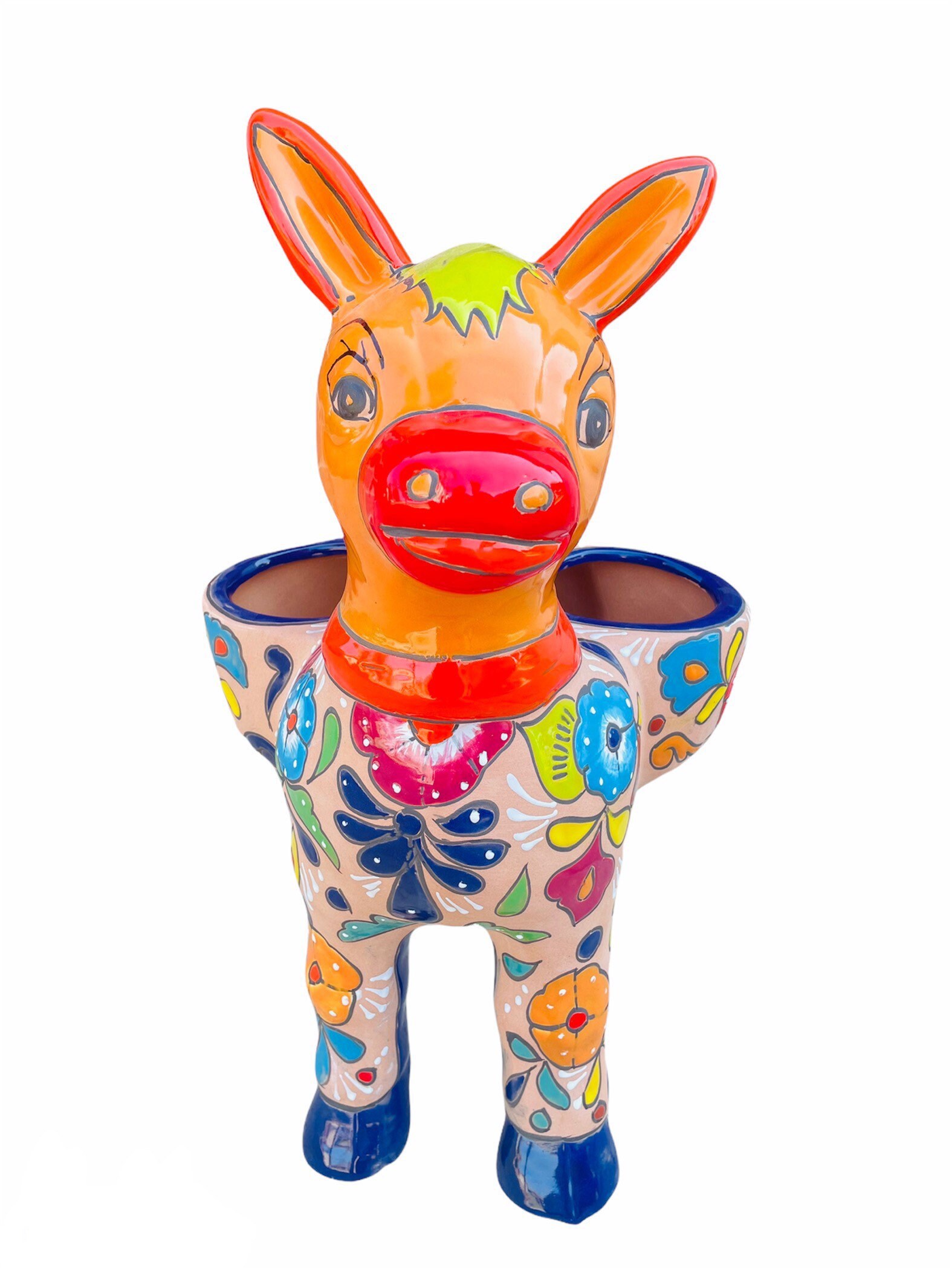 Large Burro Donkey Double Planter | Etsy