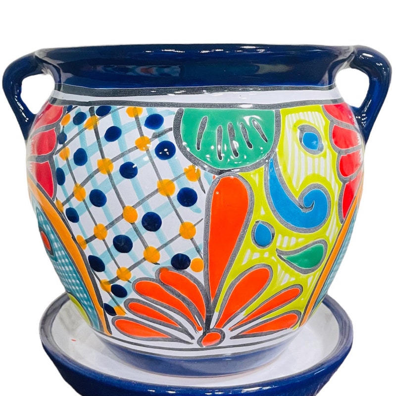 Mexican Pottery Planter - Etsy