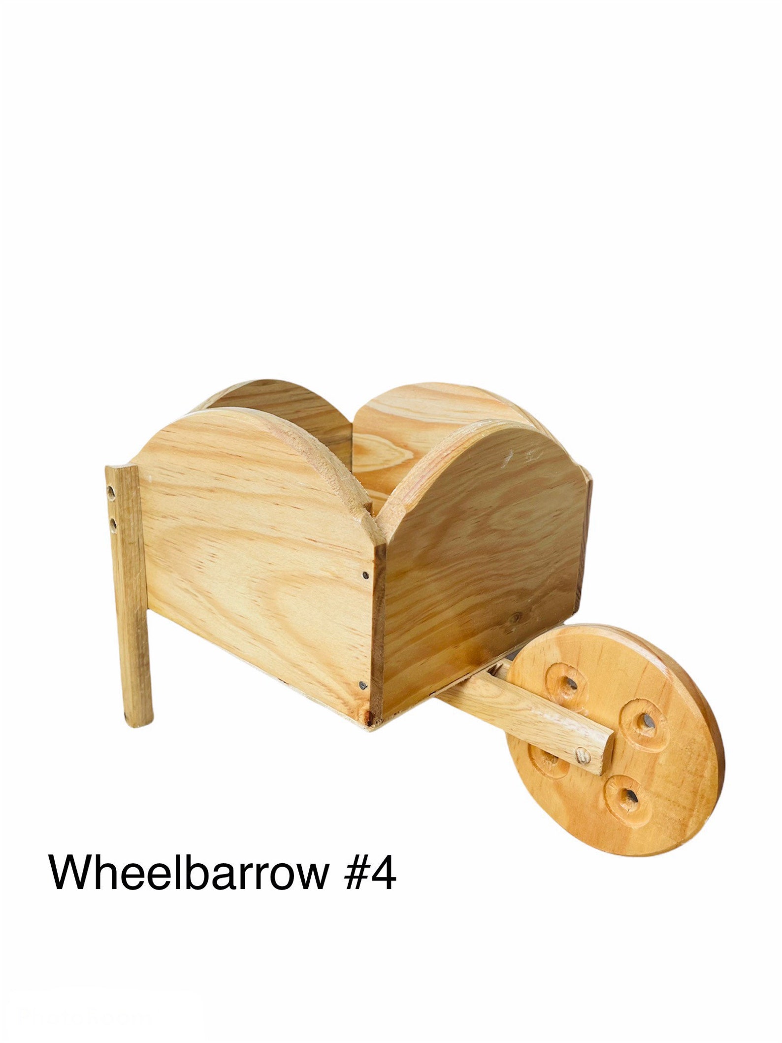 Handmade Wooden Wheelbarrow Decor - Etsy