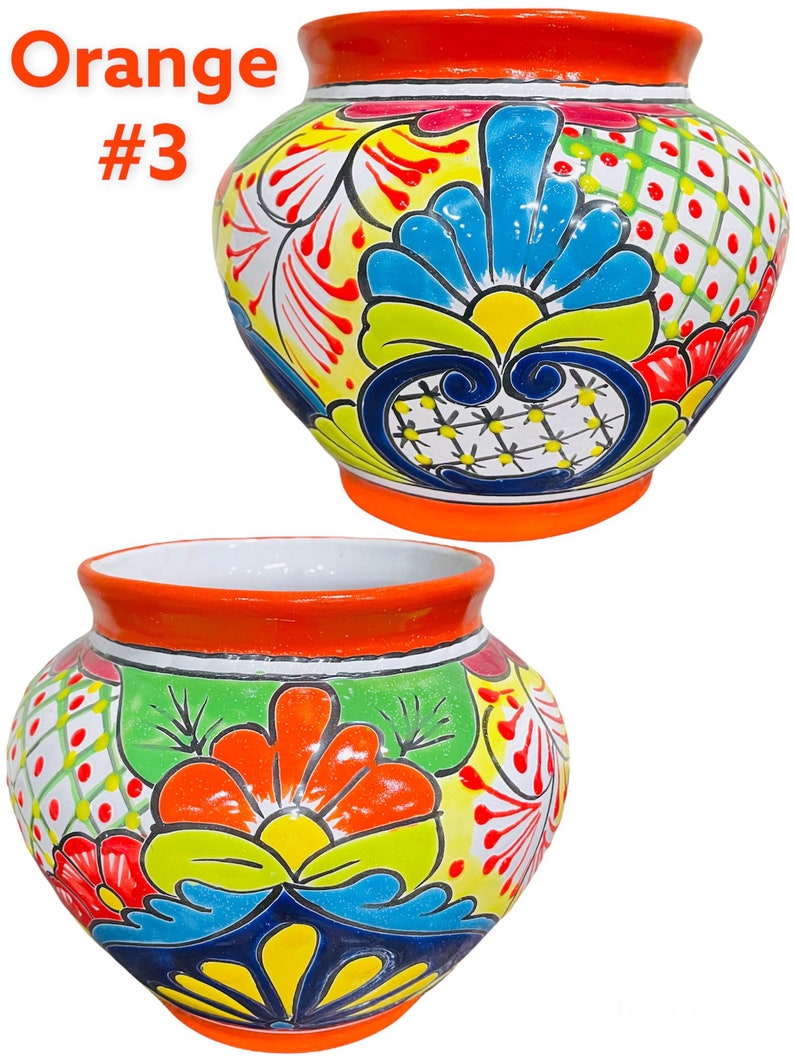 Tinaja Talavera Planter Indoor Outdoor Flower Pot Mexican | Etsy