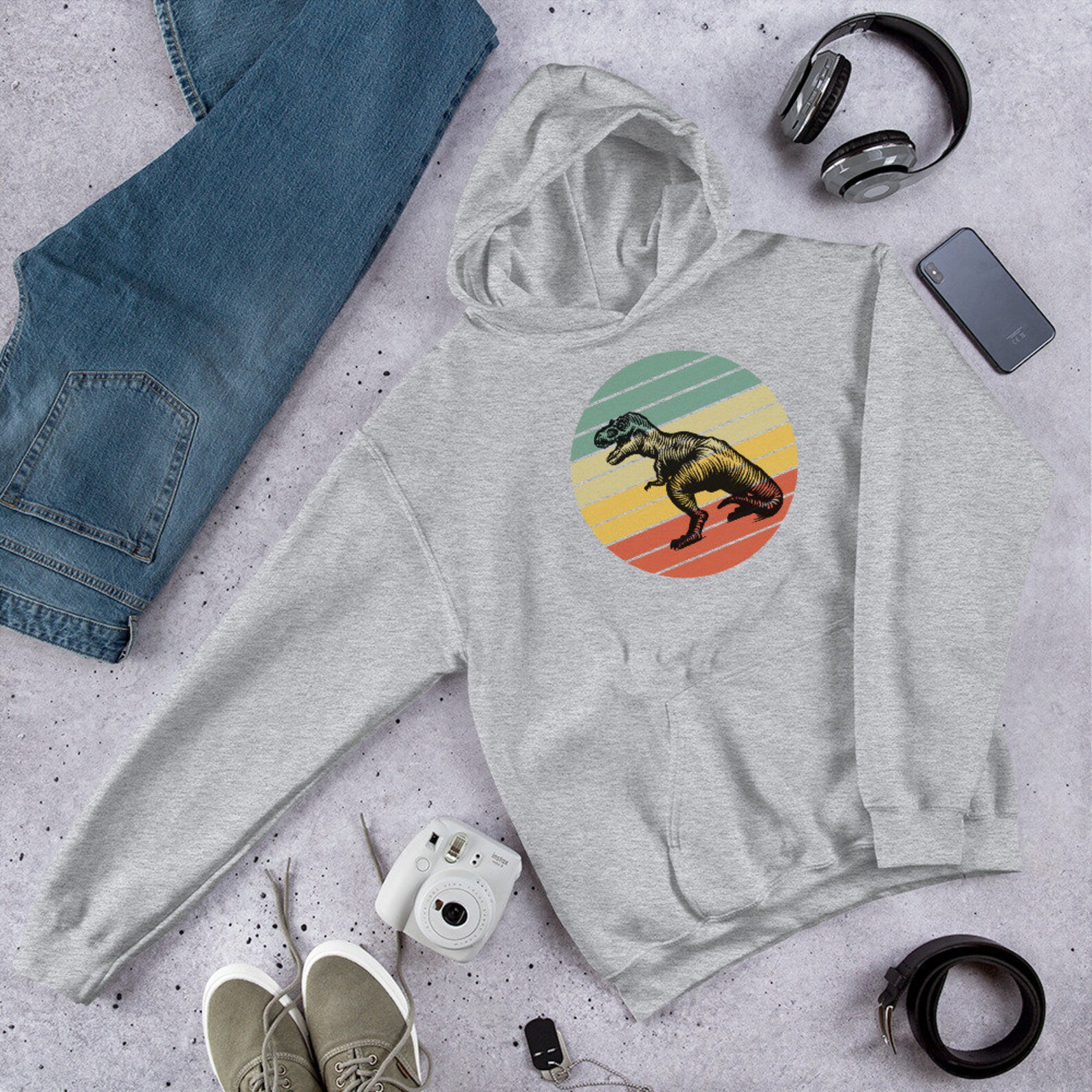 T-rex Hoodie Dinosaur Hoodie T-rex Sweater Dinosaur - Etsy