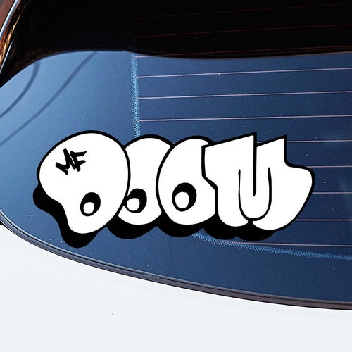 MF Doom Vinyl Decal Sticker - Etsy