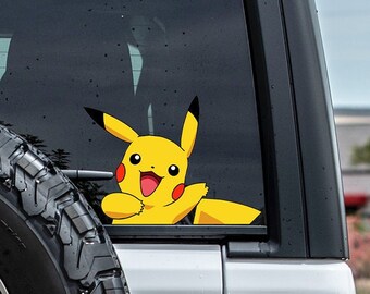 Pikachu Laptop Sticker - Etsy