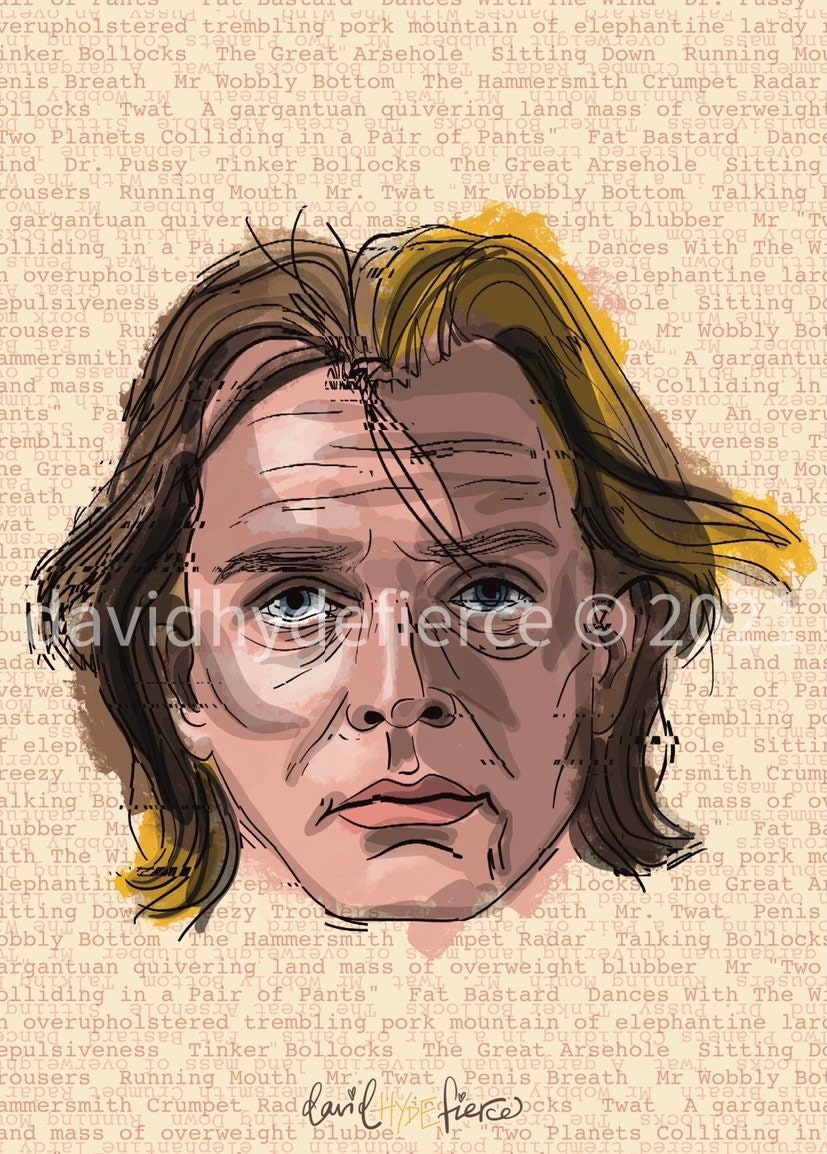 Richard Richard Aka Bottom Print Rik Mayall as Richie - Etsy