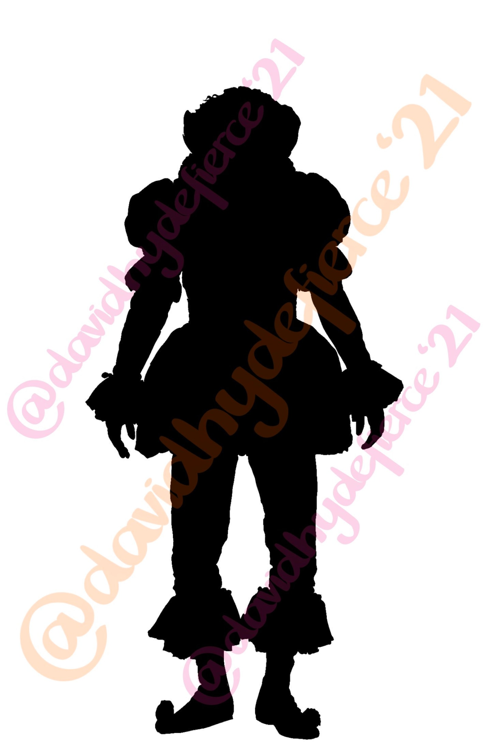 Book Print Stephen Kings IT Pennywise Silhouette Horror | Etsy