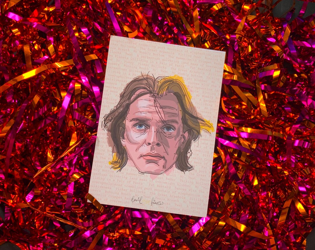 Richard Richard Aka Bottom Print Rik Mayall as Richie - Etsy