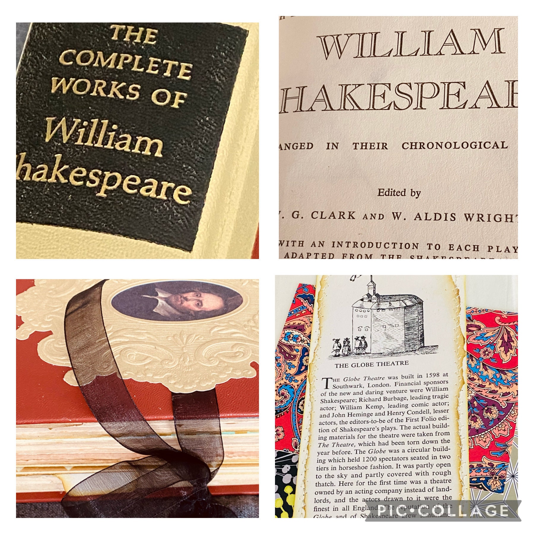 Handmade Altered Shakespeare Journal, Gift for Shakespeare Aficionado ...