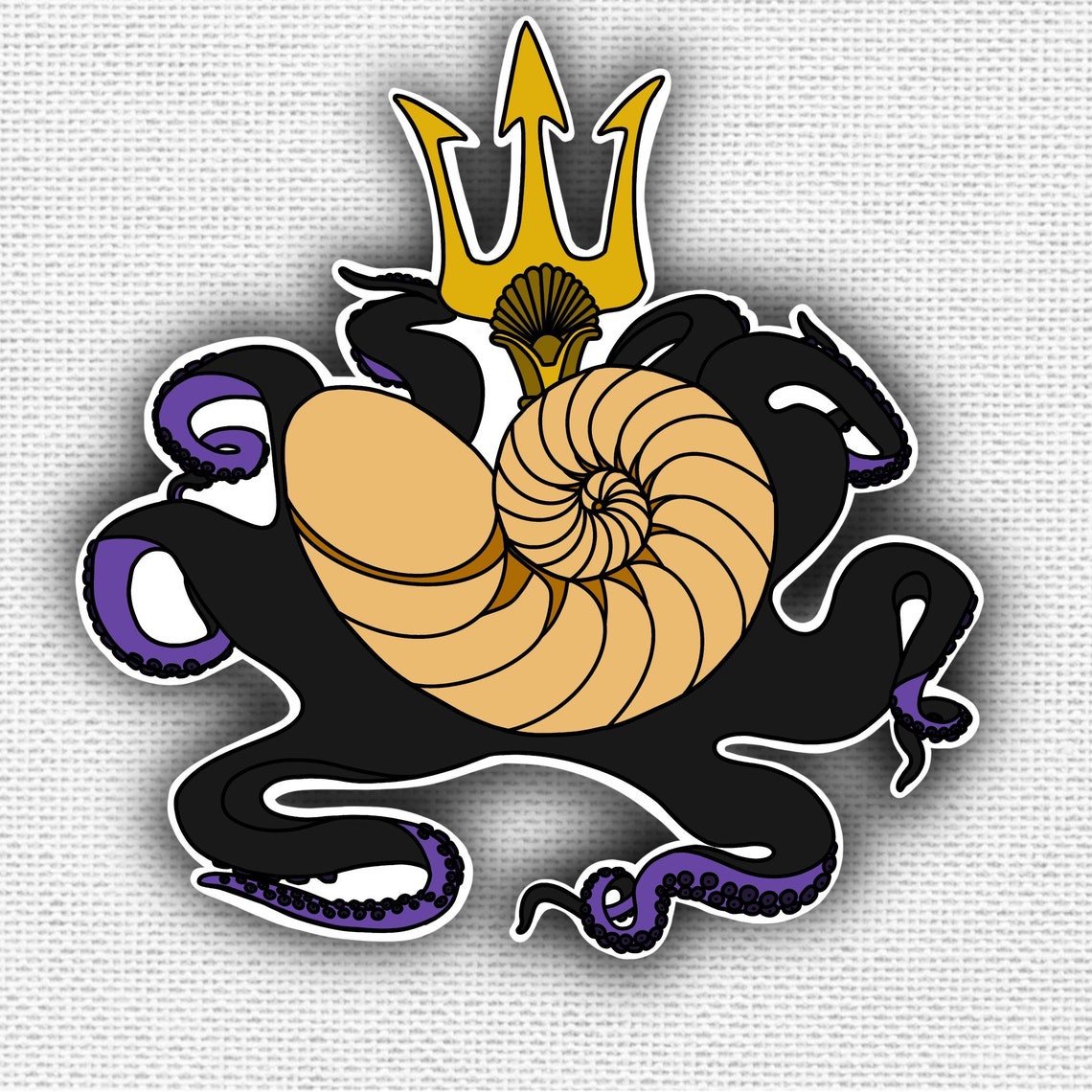 Ursula Disney Villain Sticker - Etsy