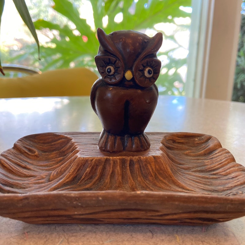 Owl Dish - Etsy