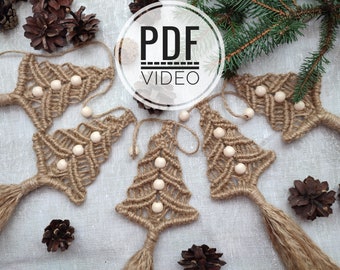 Macrame Christmas Pattern | Etsy