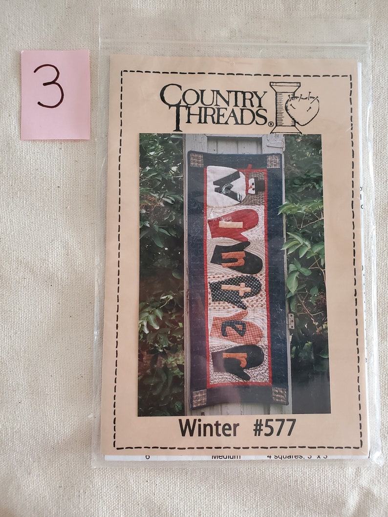 Country Threads Assorted Quilting Patterns - Etsy